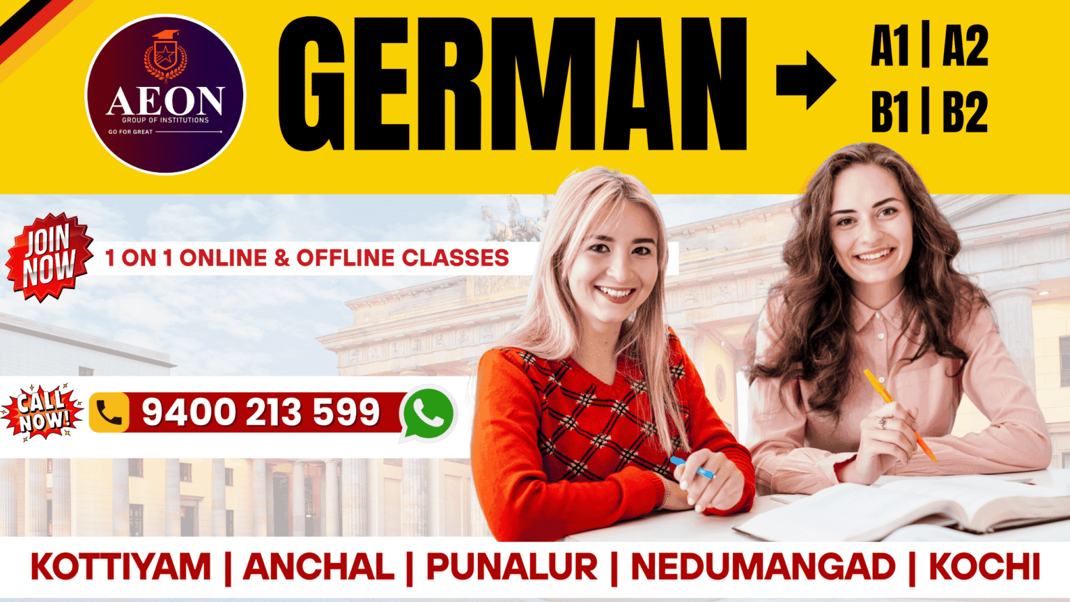 Best German Classes Kottiyam Online Offline Classes